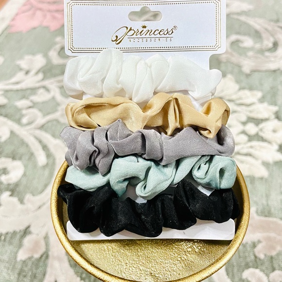 Accessories | Newsatin Neutral Scrunchie Set | Poshmark